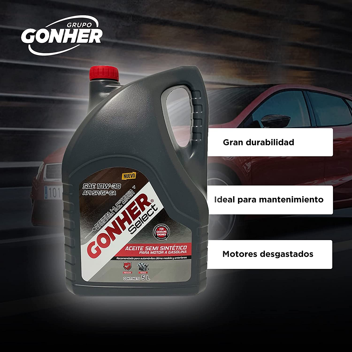 Aceite Motor 10W30 Semi Sintetico Select 5 Lts Gonher – Filtros Y Refacciones De Hermosillo