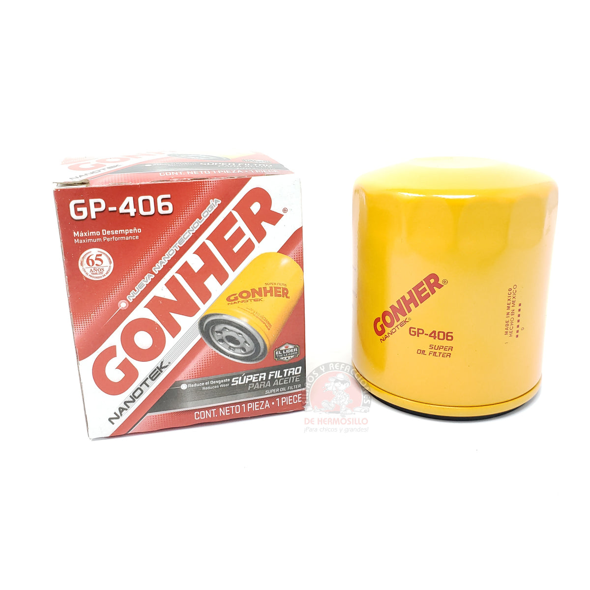 Filtro de aceite (GP-406) – Filtros Y Refacciones De Hermosillo