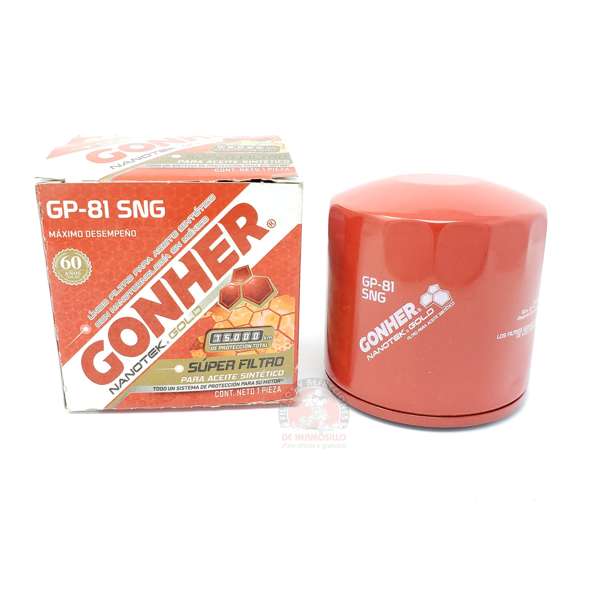 Filtro de aceite (GP-81 SNG) – Filtros Y Refacciones De Hermosillo